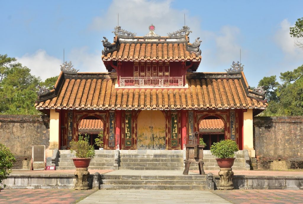 The Hue Royal Tombs - a World Heritage Site, the tomb complex of the ...